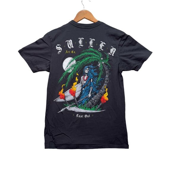 Sullen | Shirts | Sullen Art Collective Gray Mens Last Out Tshirt ...